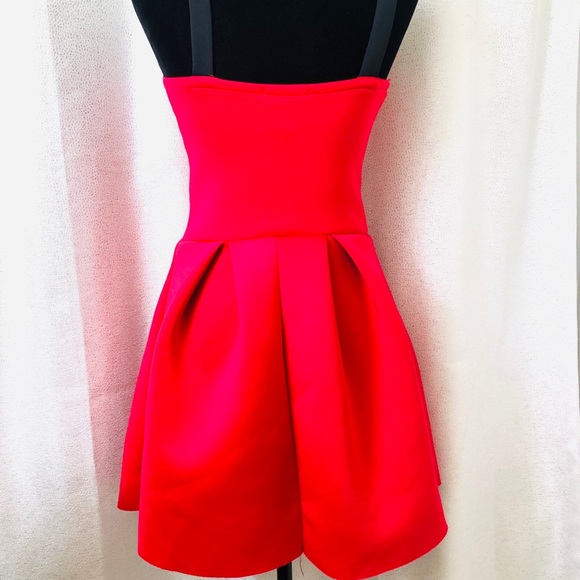 Dresses | Red A Frame Structured Dress | Poshmark
